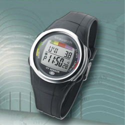 Ceas cu senzor de raze ultraviolete pentru protejare de raze solare